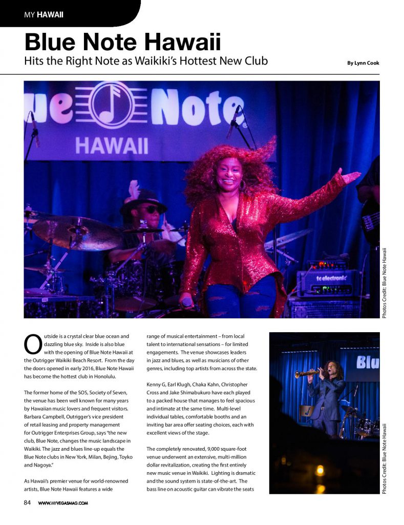 Blue Note Hawaii Hits the Right Note as Waikiki's Hottest New Club ...