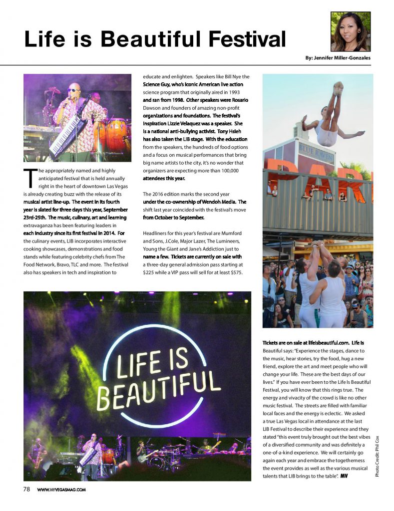 Life is Beautiful Festival – MyVegasMag | The Best Las Vegas Magazine