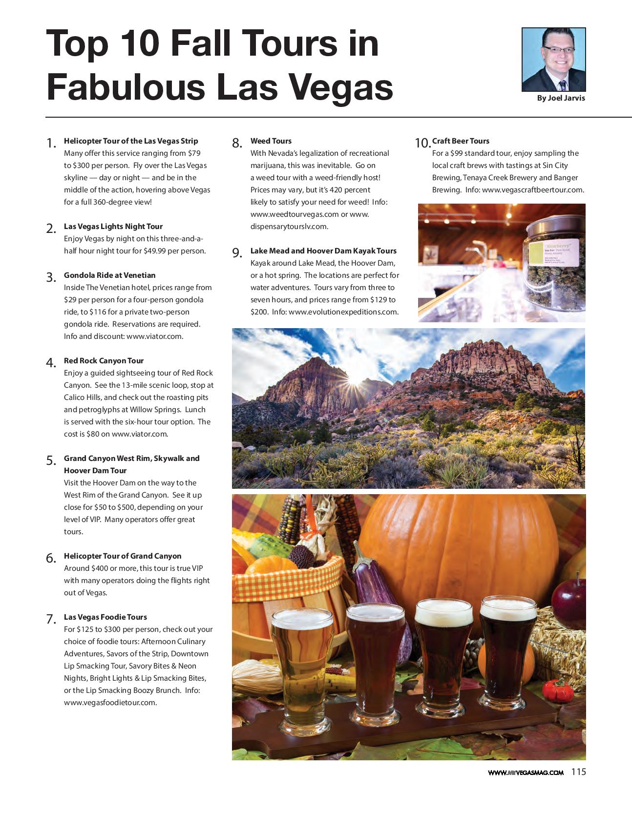 Top 10 Fall Tours in Fabulous Las Vegas - MyVegasMag | The Best Las ...